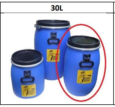 30 Litre Barrel | Paths, Peaks, & Paddles